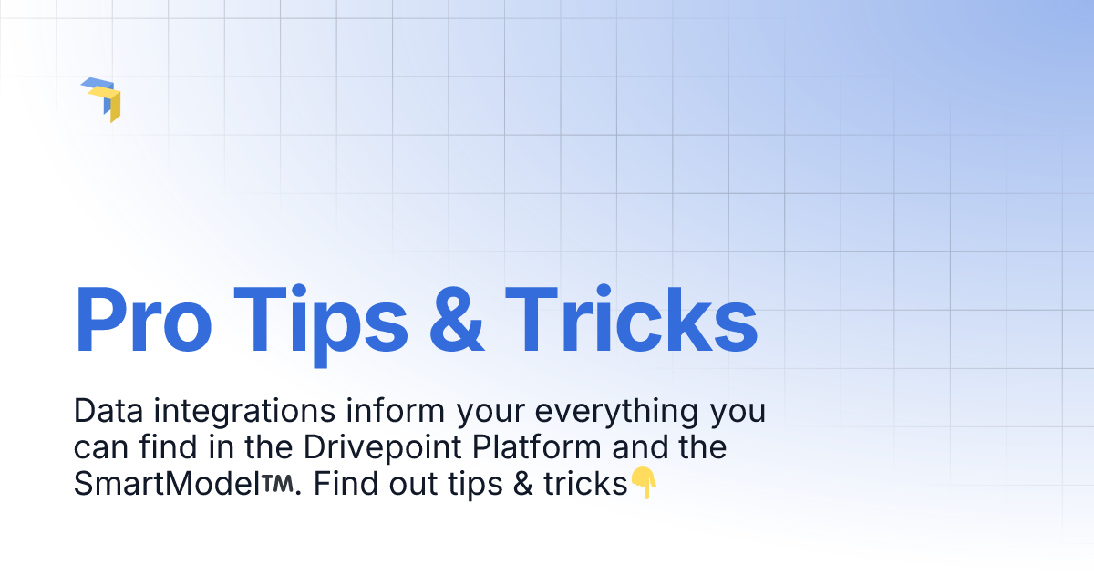 Pro Tips & Tricks | Drivepoint Help