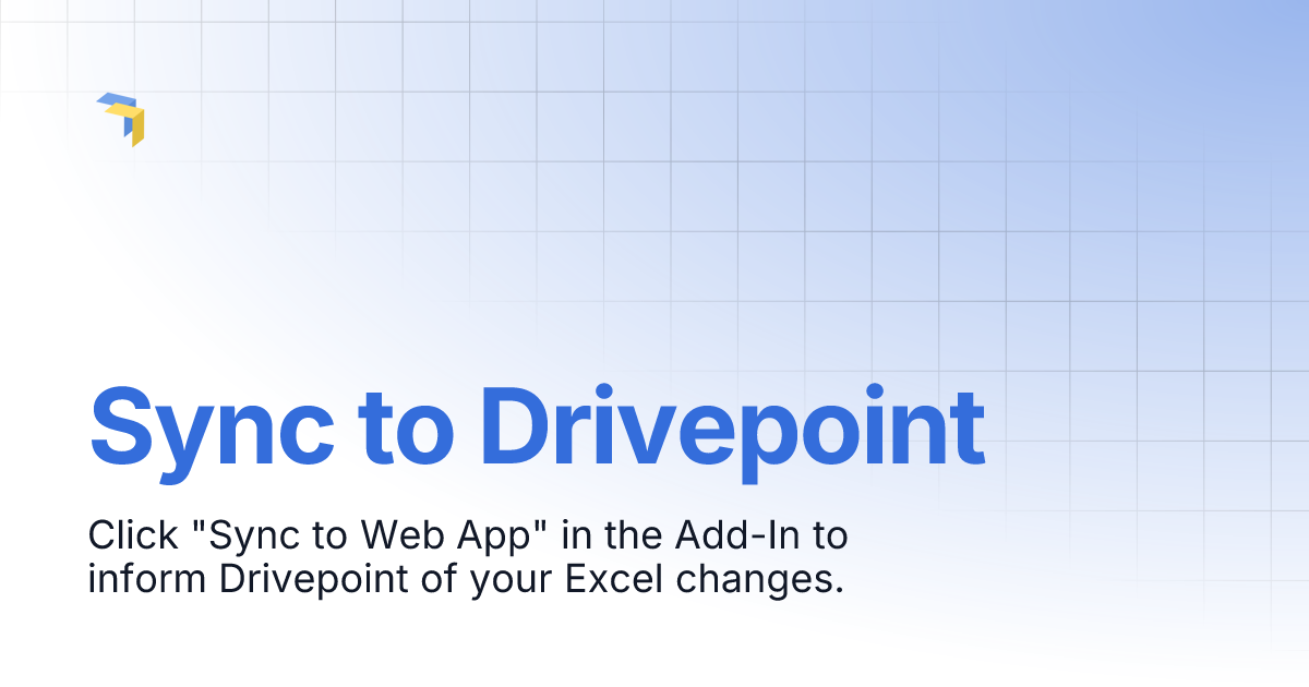 Sync to Drivepoint | Drivepoint Help
