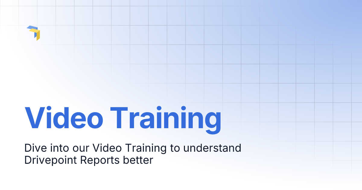Video Training | Using the Web-App | Drivepoint Help