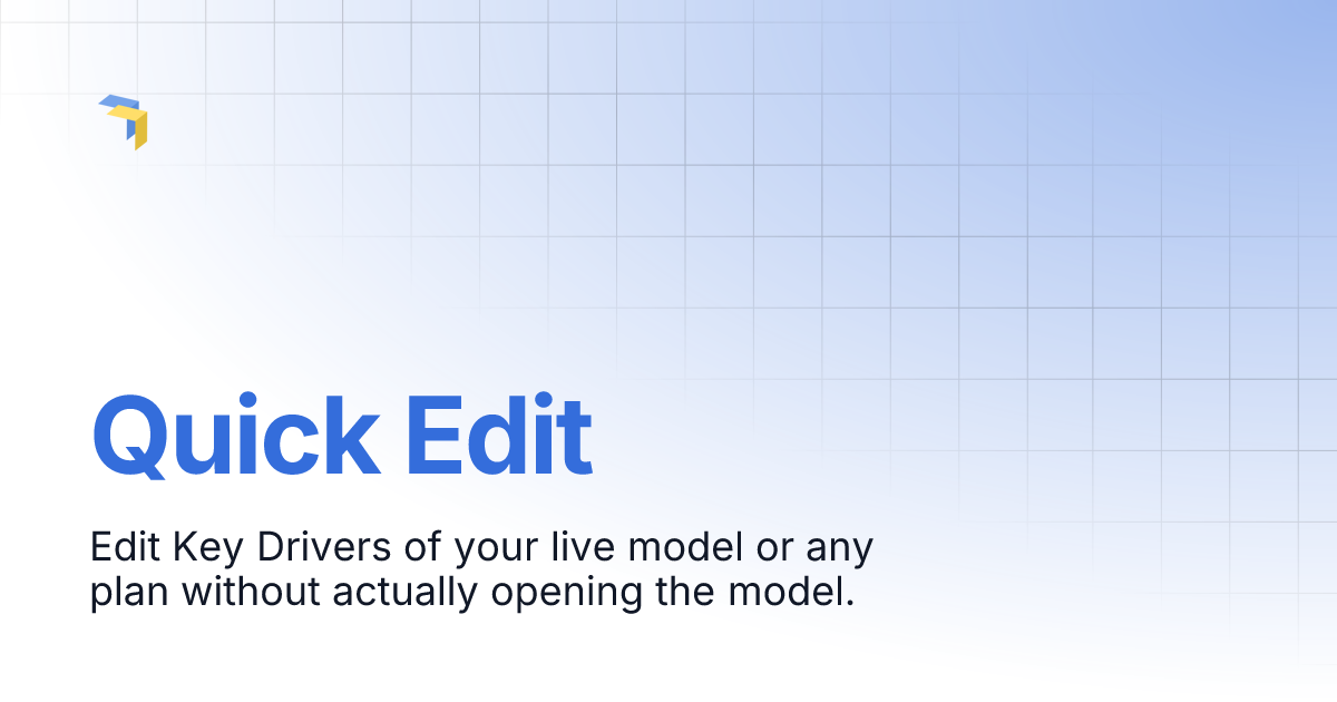 Quick Edit | Using the Web-App | Drivepoint Help
